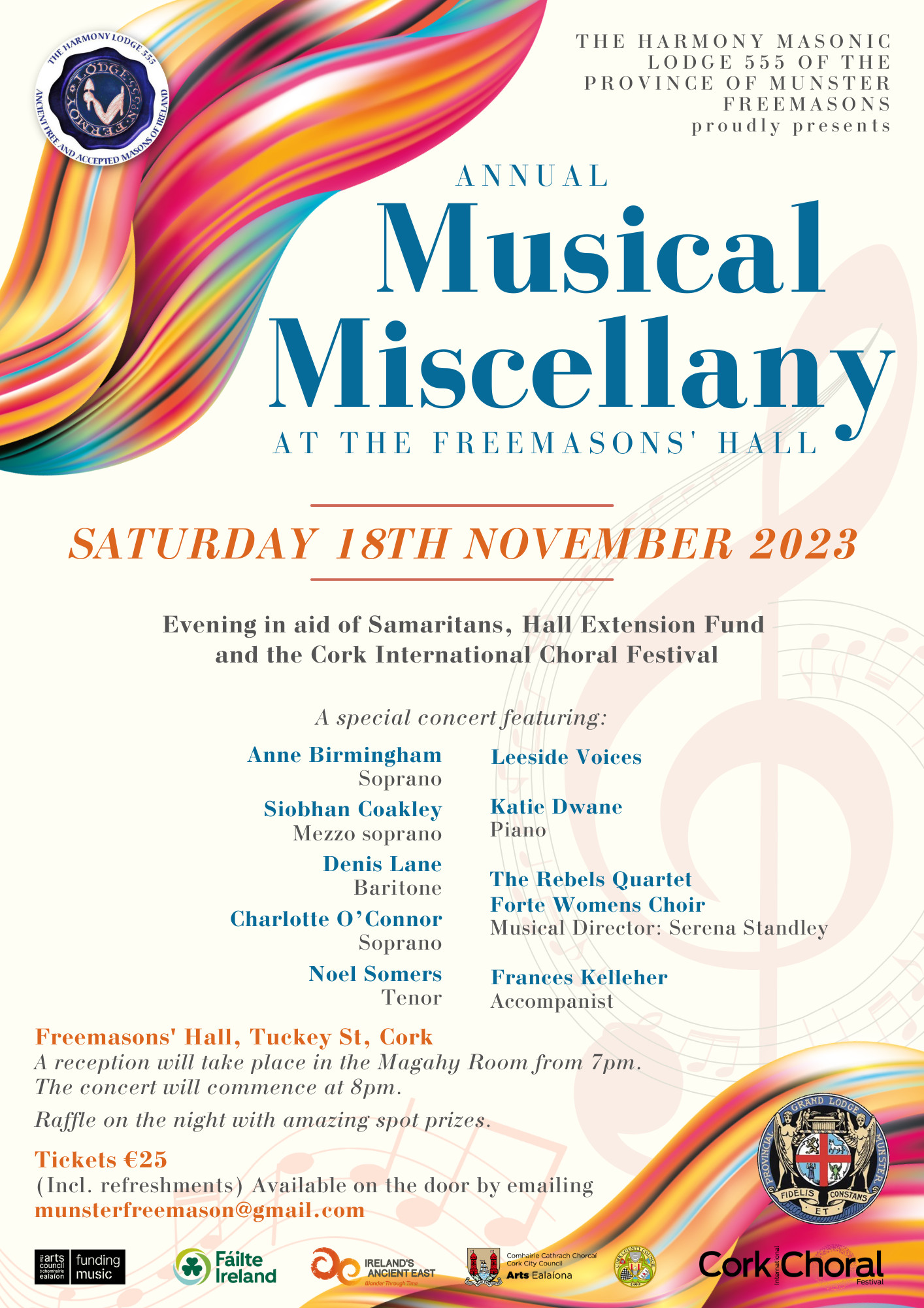 Annual Musical Miscellany at the Freemasons’ Hall - Cork International ...
